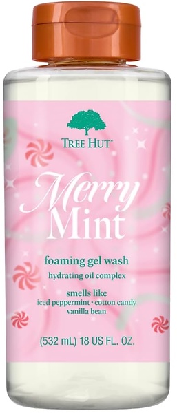 Amazon Deal on Tree Hut Merry Mint Foaming Gel Wash, Moisturizing Body ...