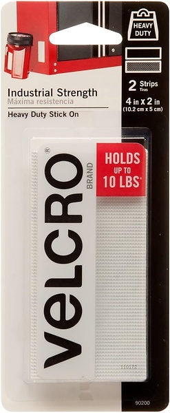 Amazon Deal on VELCRO Brand Industrial Fasteners Adhesive, 4in x 2in, 2 ...