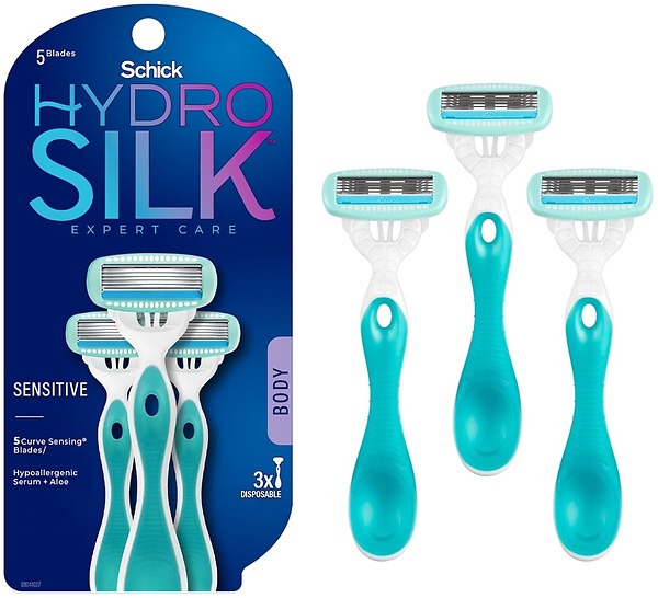 Amazon Deal on Schick Hydro Silk Sensitive Women's Disposable Razors, 3 ...
