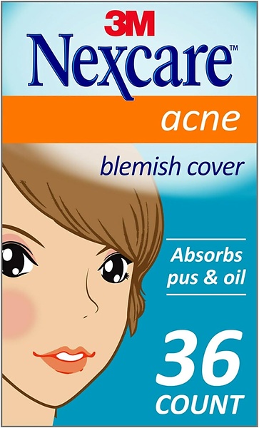 Amazon Deal on Nexcare Acne Cover, Skin Cover Absorbs Pus and Oil From ...