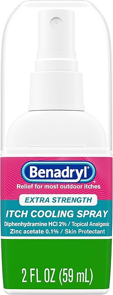 Amazon Deal on Benadryl Extra Strength Anti-Itch Cooling Spray, 2 fl ...