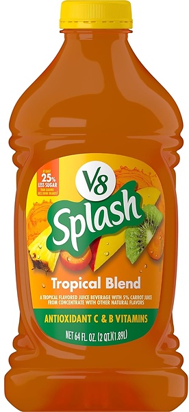 Amazon Deal on V8 Splash Tropical Blend Flavored Juice Beverage, 64 fl ...