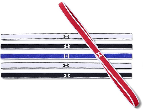 Amazon Deal on Under Armour Women's Mini Headbands 6-Pack, Red (600 ...