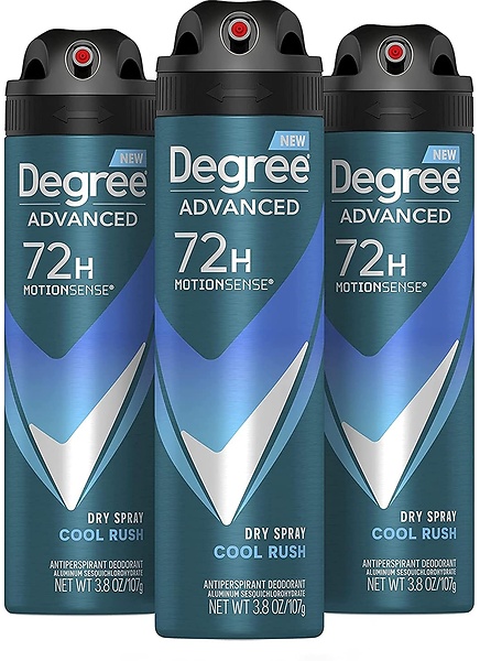 Amazon Deal on Degree Men Antiperspirant Deodorant Dry Spray Cool Rush ...