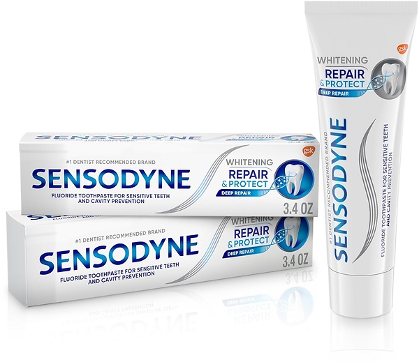 Amazon Deal on Sensodyne Repair and Protect Whitening Toothpaste for ...