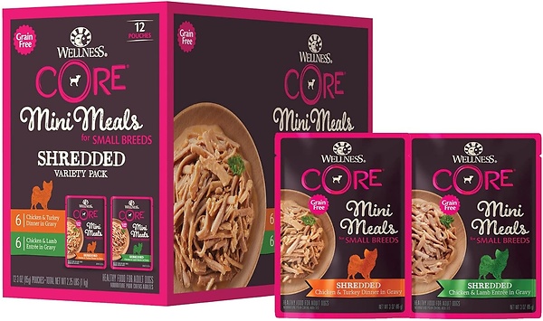 Amazon Deal on Wellness CORE Natural Grain Free Mini Meals Shredded ...