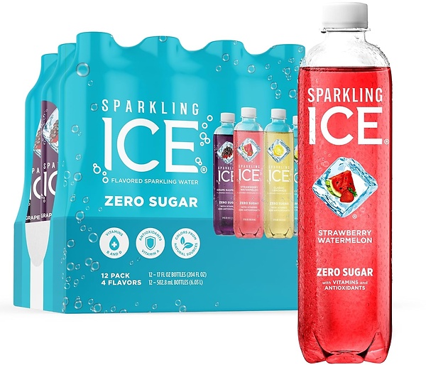 Amazon Deal on Sparkling Ice Zero Sugar Variety Pack, 17 fl oz, 12 count (4 flavors)