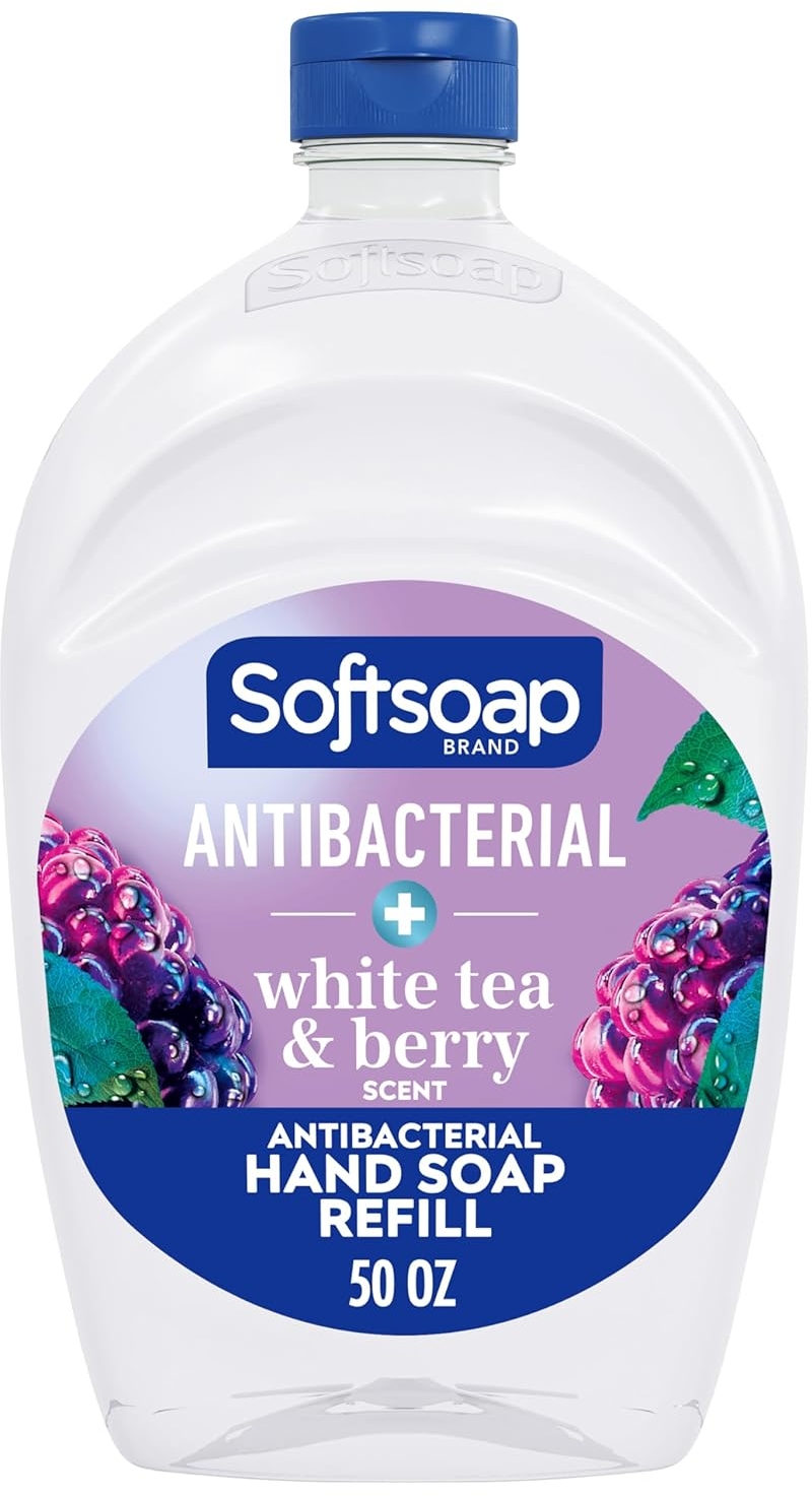 Amazon Deal on Softsoap Antibacterial Liquid Hand Soap Refill, White ...