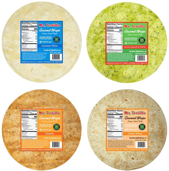 Amazon Deal on Mr. Tortilla Gourmet Wraps Variety Pack - Artisan Flour ...