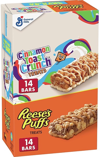 Amazon Deal on Reese's Puffs Cinnamon Toast Crunch Cereal Treat Bars ...