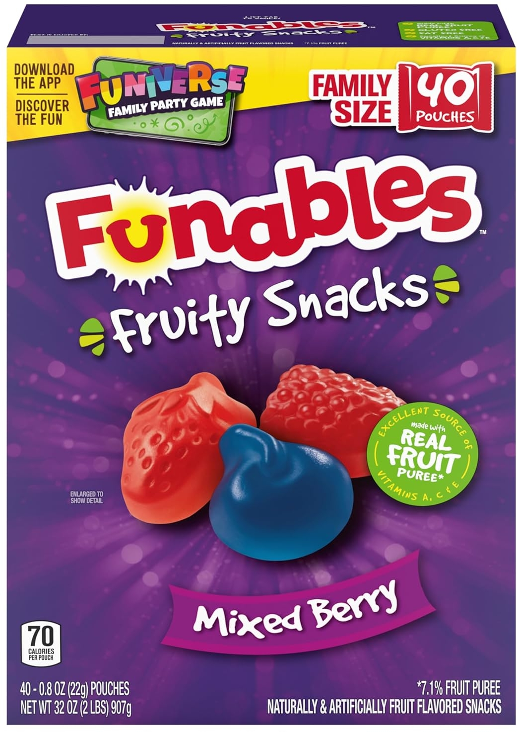 Amazon Deal on Funables Fruit Snacks, Mixed Berry, 40ct — Latest Amazon ...