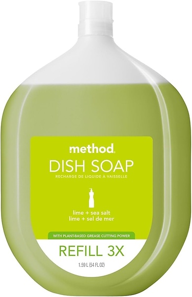 Amazon Deal on Method Dish Soap Refill, Lime + Sea Salt, Biodegradable ...
