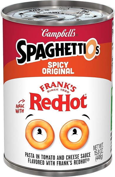 Amazon Deal on SpaghettiOs Spicy Original made with Frank's RedHot ...