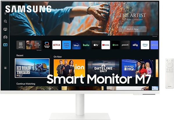 Amazon Deal on SAMSUNG 32" UHD Smart Computer Monitor w/ Streaming TV ...