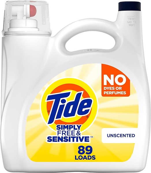 Amazon Deal on Tide Simply Liquid Laundry Detergent, Free & Sensitive ...