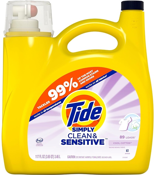 Amazon Deal on Tide Simply Clean & Sensitive Laundry Detergent, Cool ...