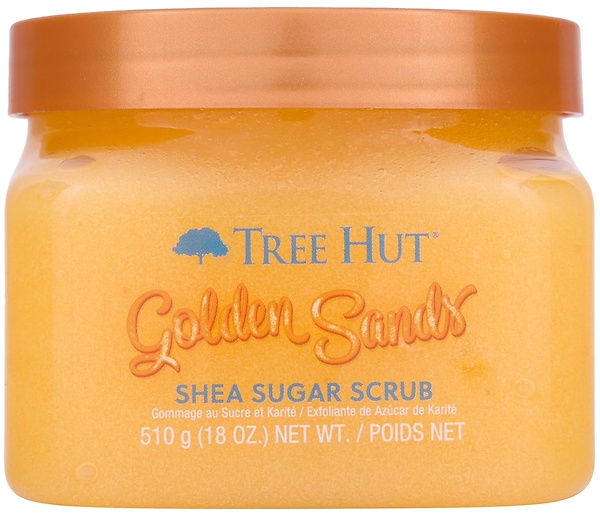 Amazon Deal on Tree Hut Golden Sands Shea Sugar Scrub, Exfoliating ...