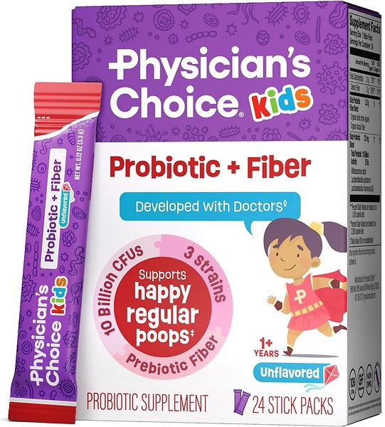 Amazon Deal on Physician's Choice Kids Probiotic + Prebiotic Fiber ...